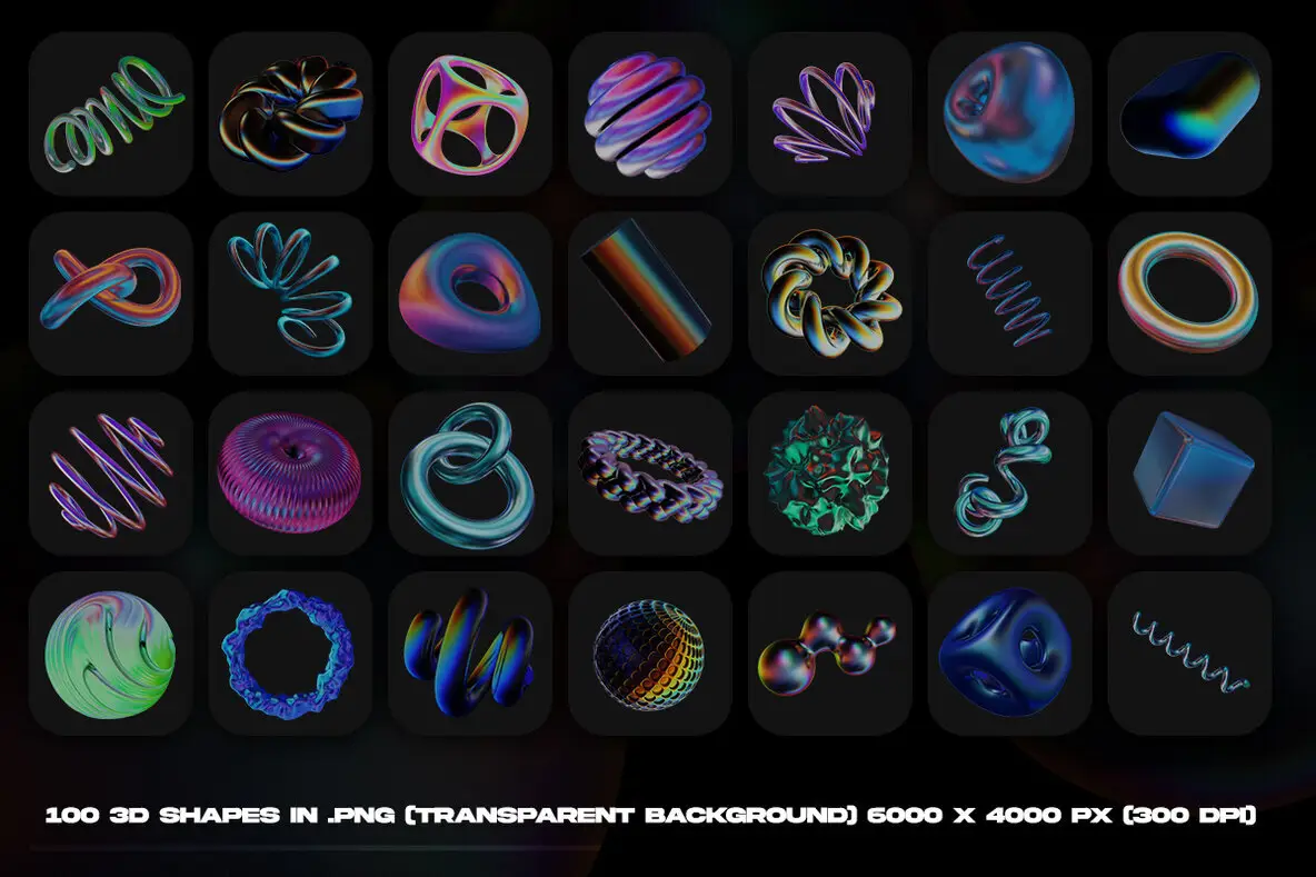 Volume - 3D Shapes Forms 3D - YouWorkForThem
