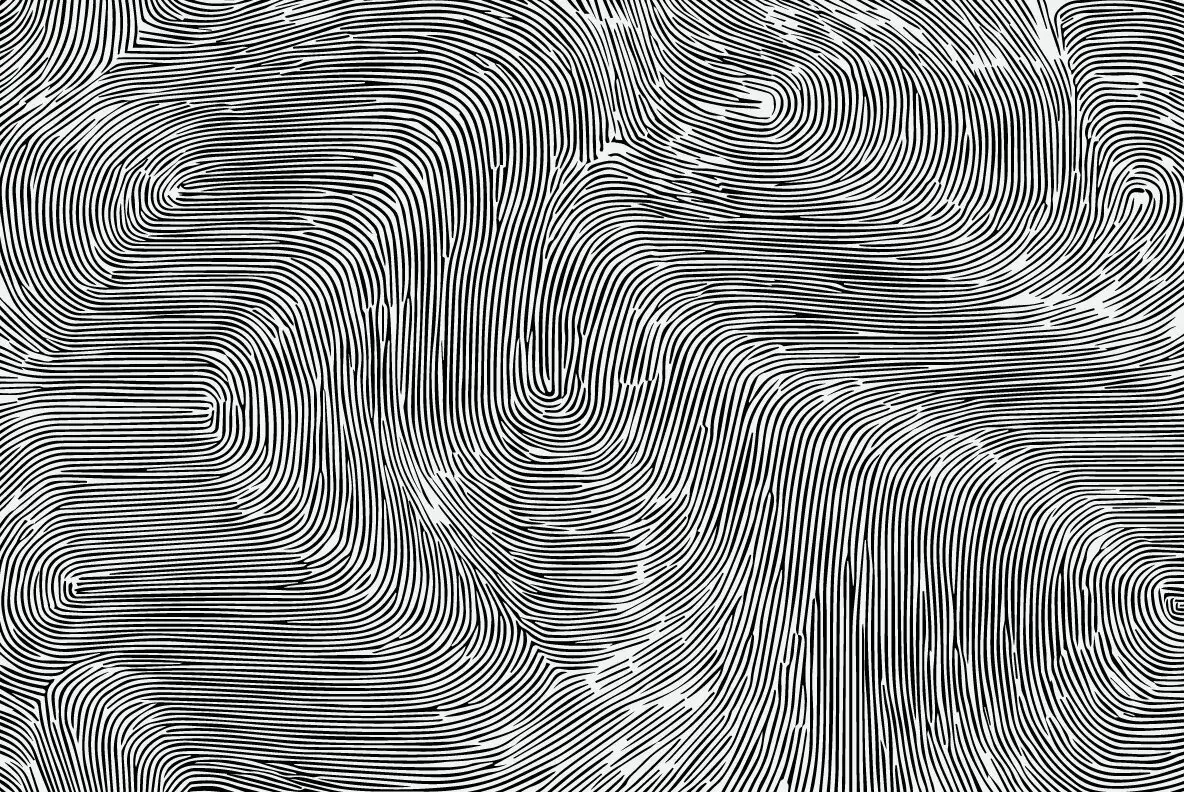 Rhythmic Lines Abstract - YouWorkForThem