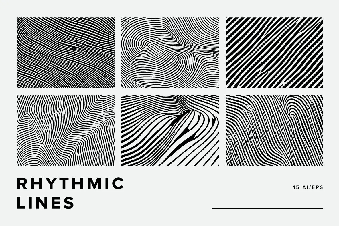 Rhythmic Lines Graphics - YouWorkForThem