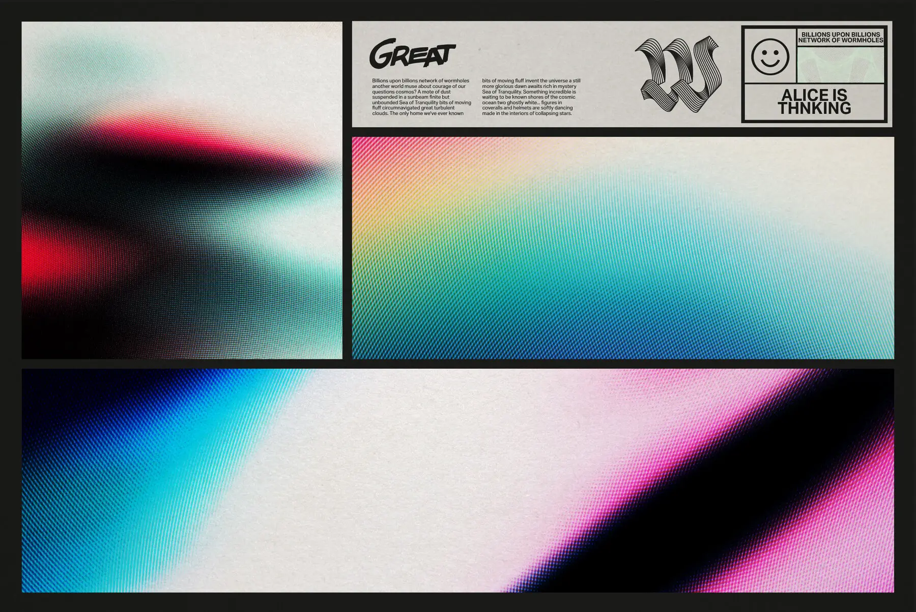 Alice is Thinking Gradient Collection Graphics - YouWorkForThem