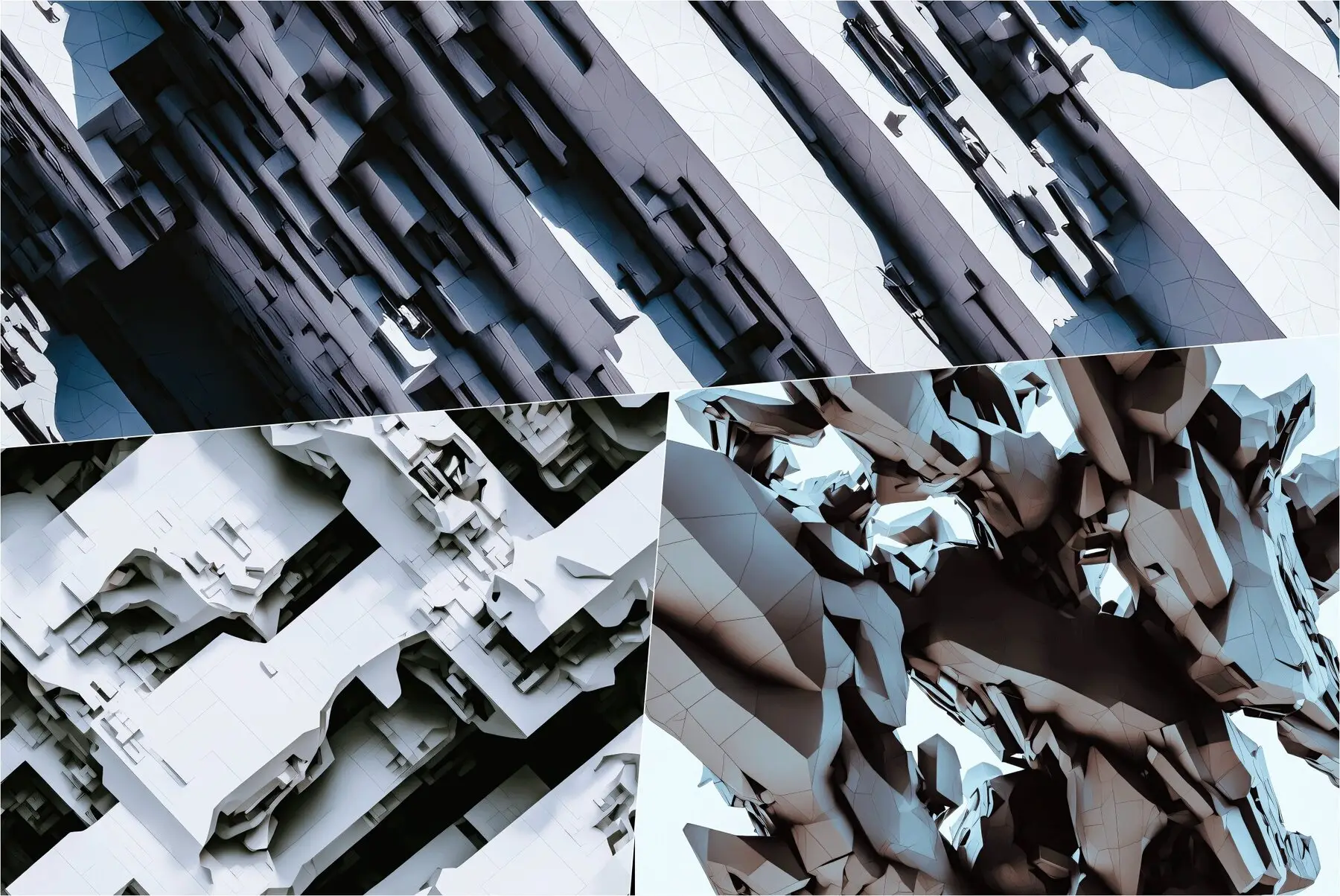 Fragmented Forms Graphics - YouWorkForThem