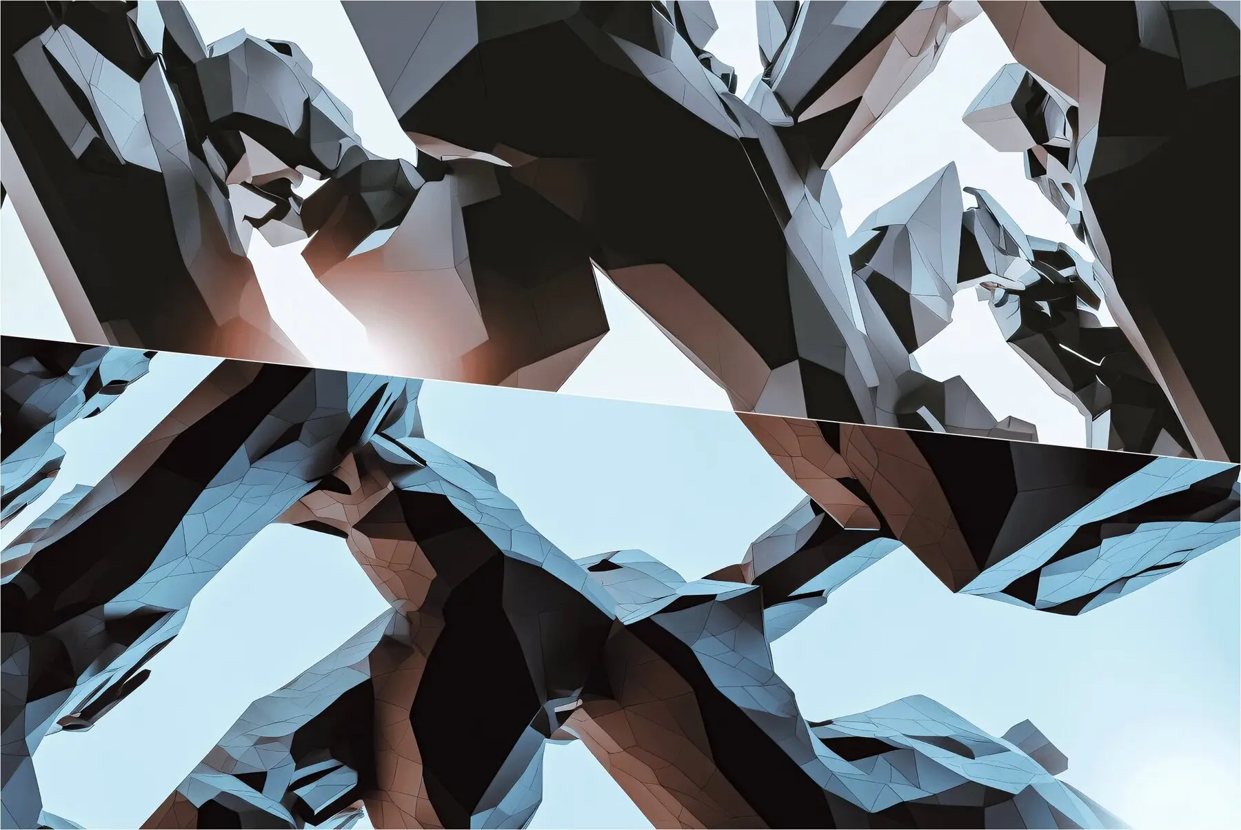 Fragmented Forms Graphics - YouWorkForThem