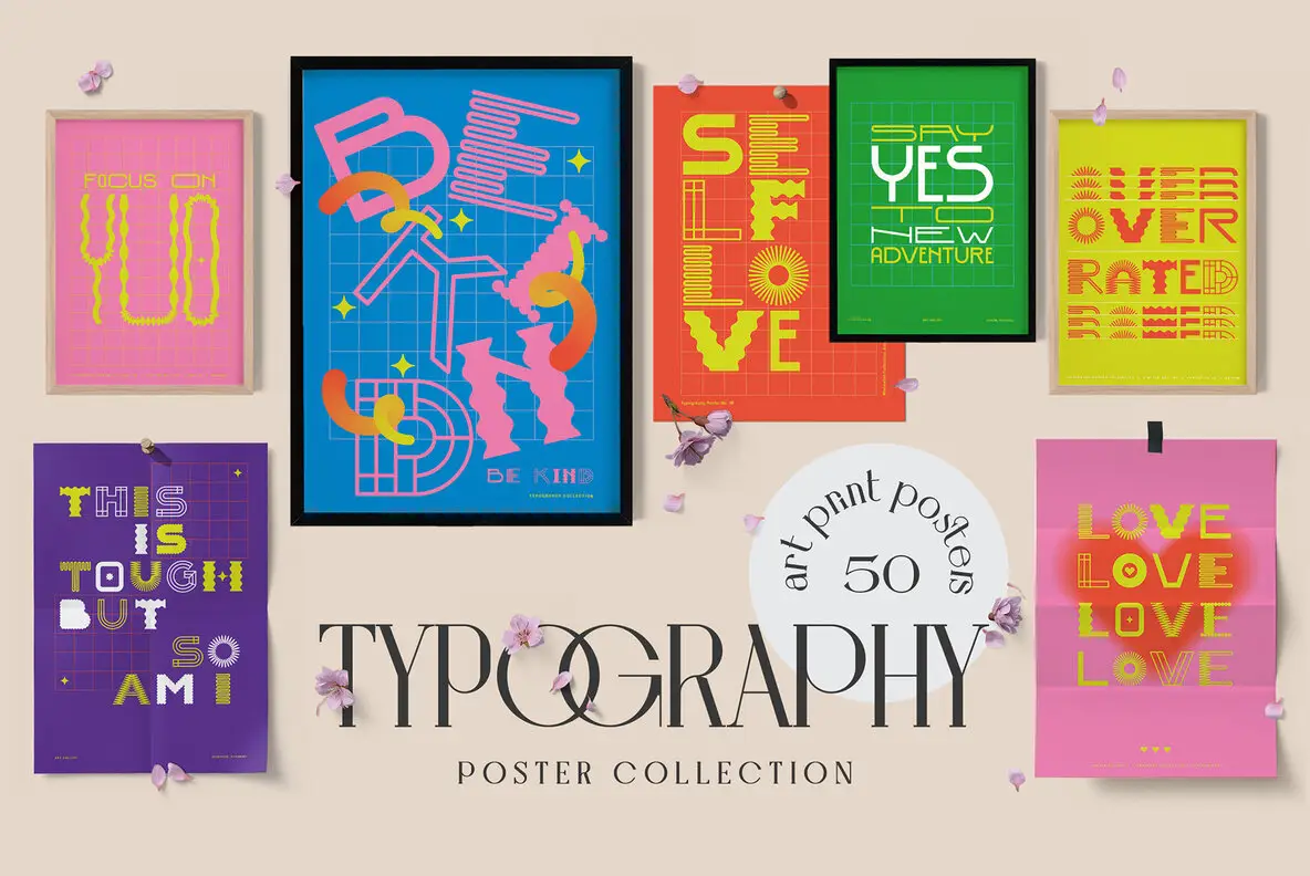 Typography Art Posters