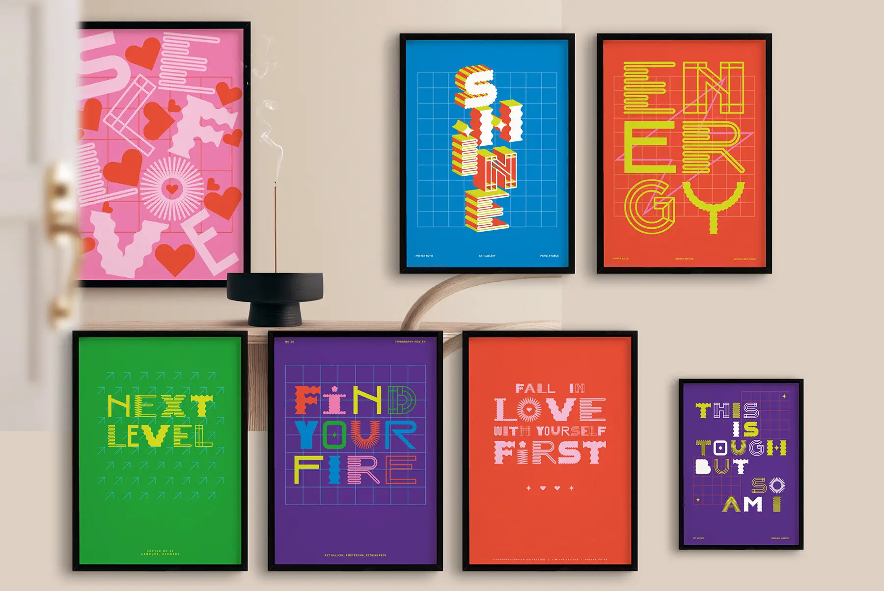 Typography Prints Posters Graphics - YouWorkForThem