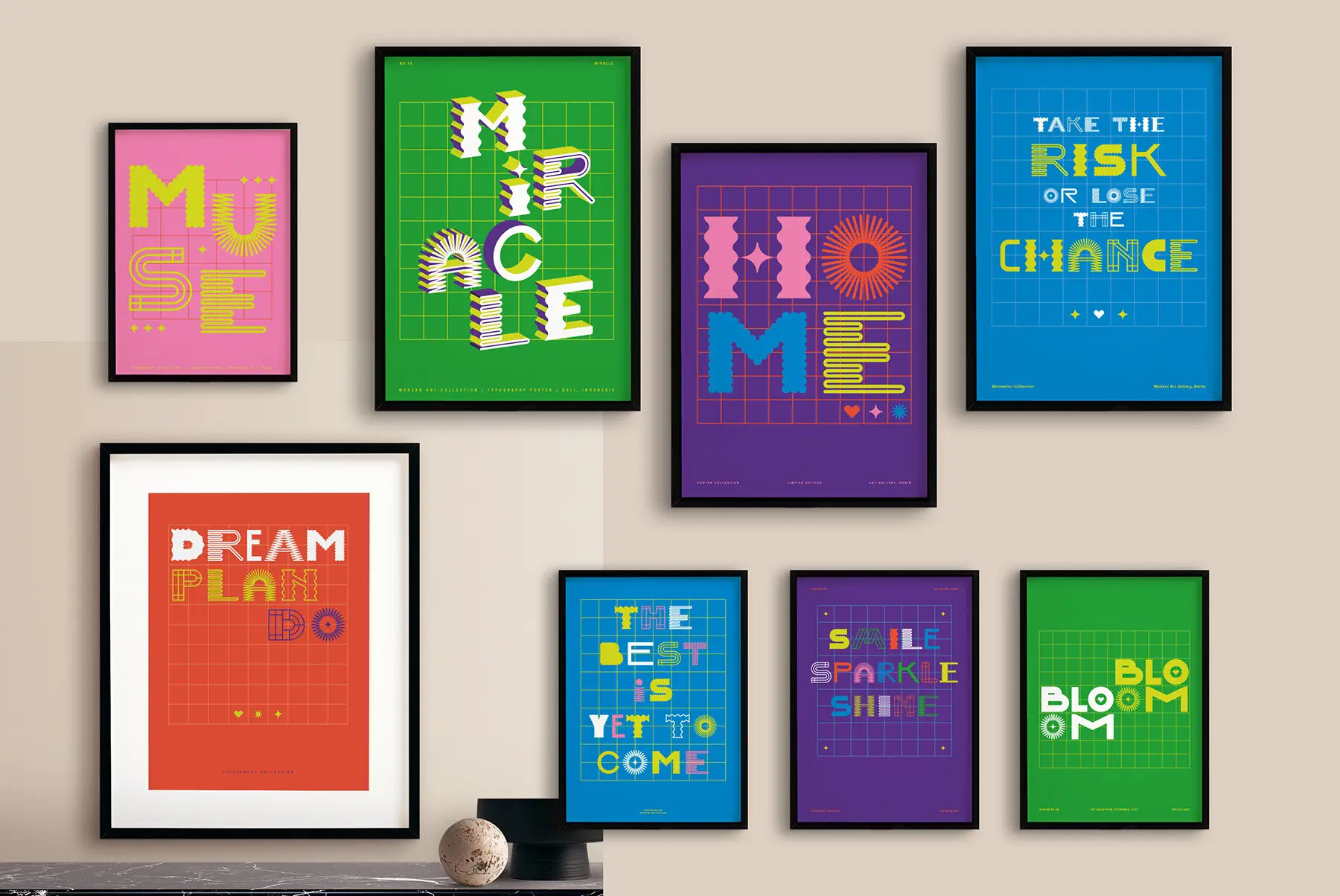 Typography Prints Posters Graphics - YouWorkForThem