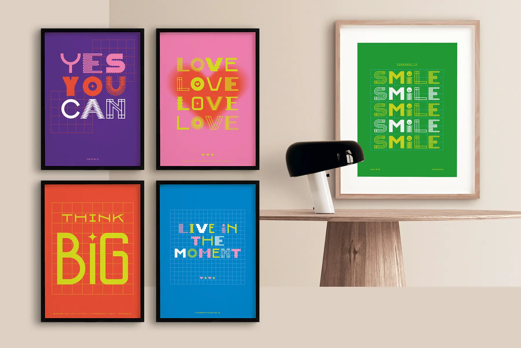 Typography Prints Posters Graphics - YouWorkForThem