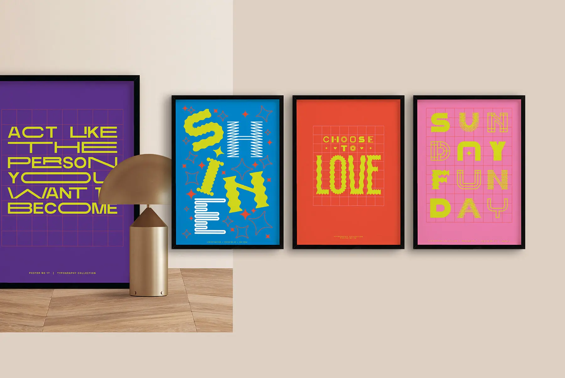Typography Prints Posters Graphics - YouWorkForThem