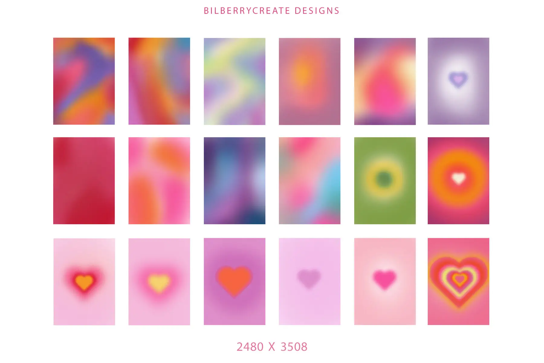 Aura Love gradient background Graphics - YouWorkForThem