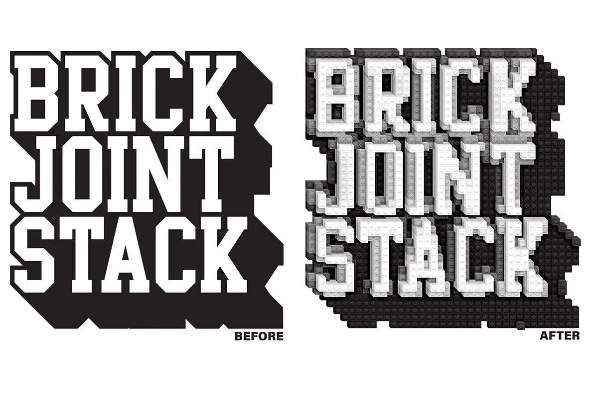 Brick Joint Effect Action - YouWorkForThem