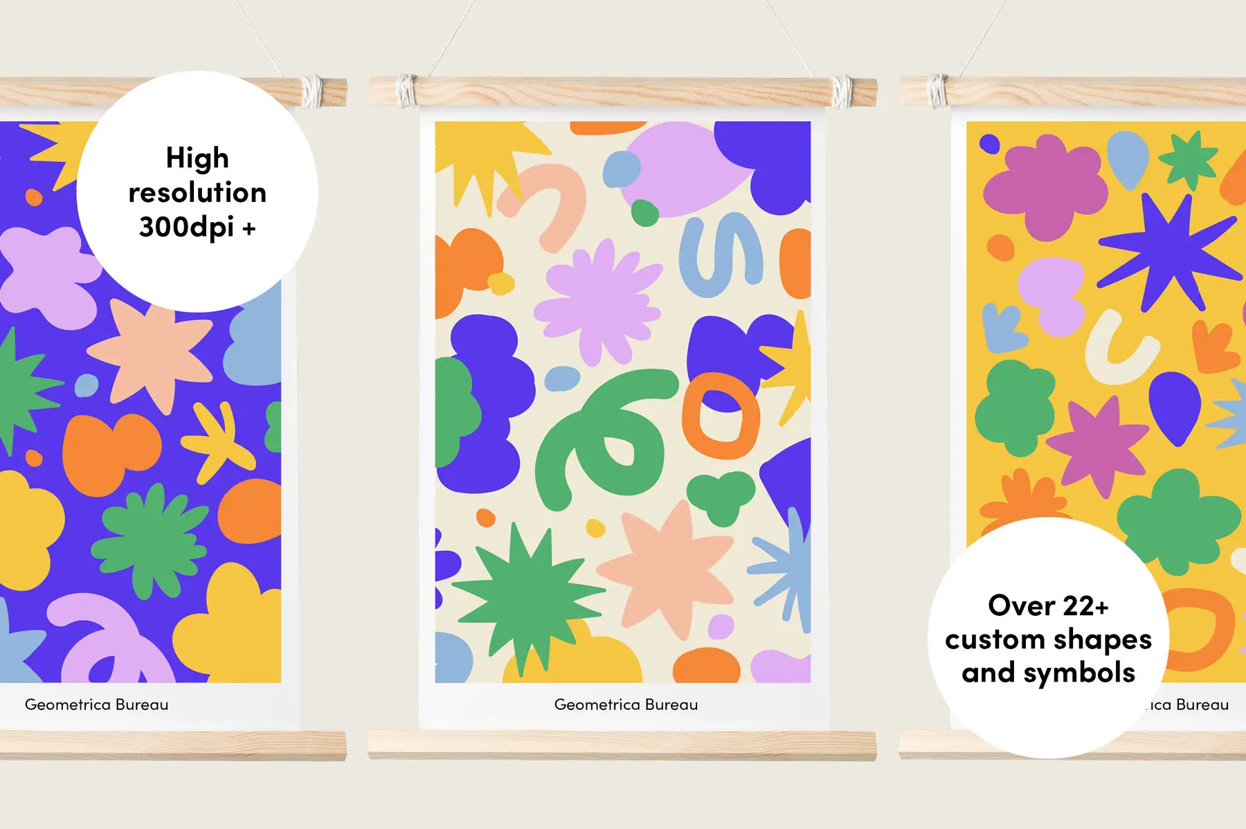 Funky Shapes Graphics - YouWorkForThem