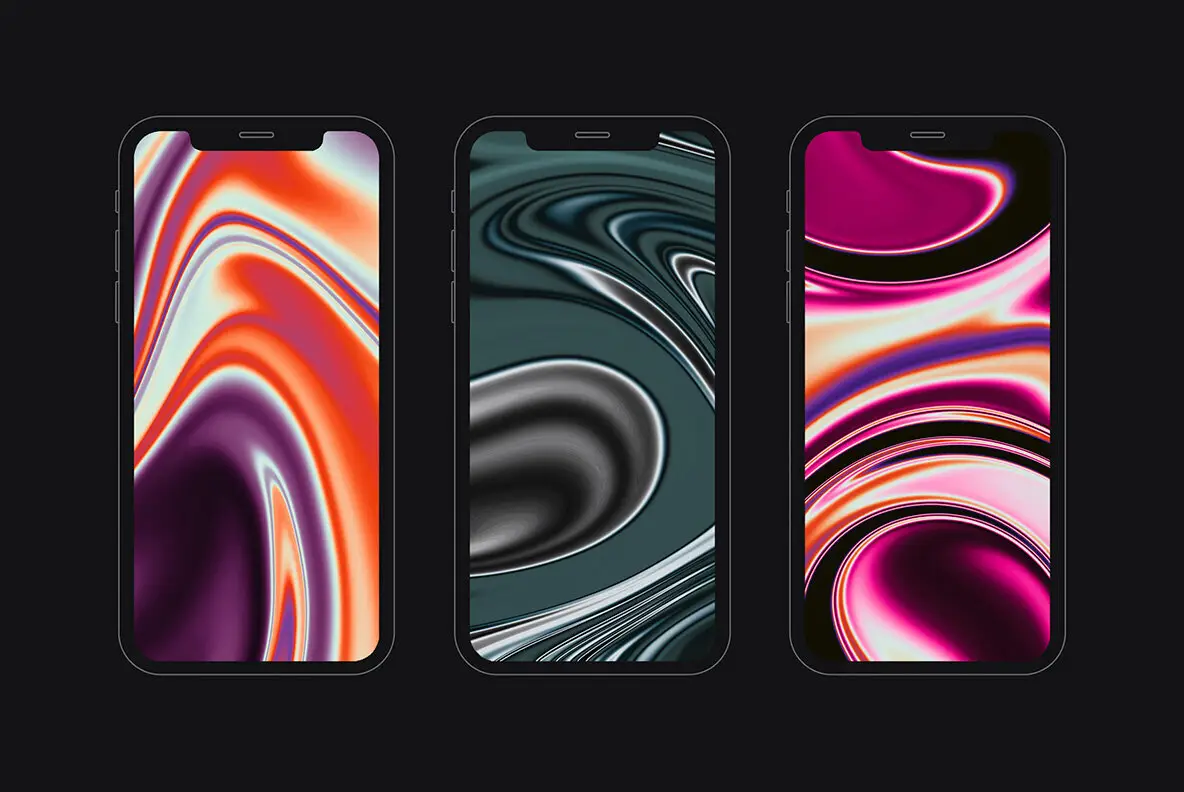Iridescence Liquid Textures Kit Abstract - YouWorkForThem
