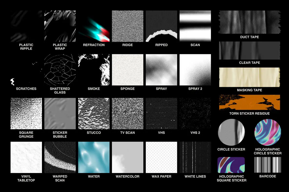 Texture Machine - 71 Actions for Photoshop - YouWorkForThem