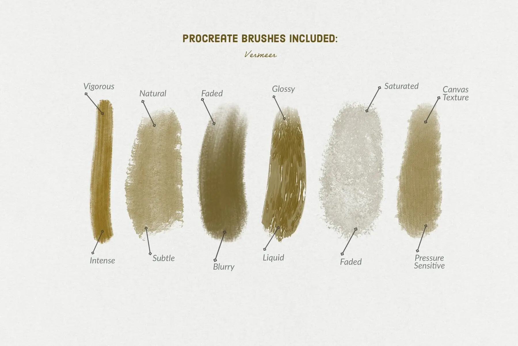 Vermeer Procreate Kit - YouWorkForThem