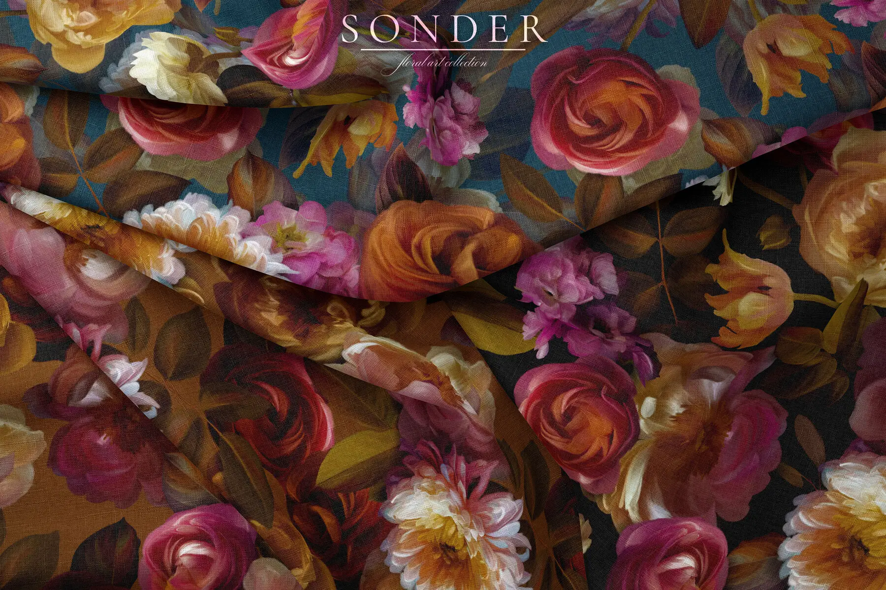 Sonder Oil Paint Floral Collection Graphics - YouWorkForThem