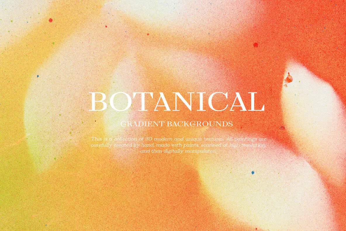 Botanical Gradient Textures Gradients - YouWorkForThem