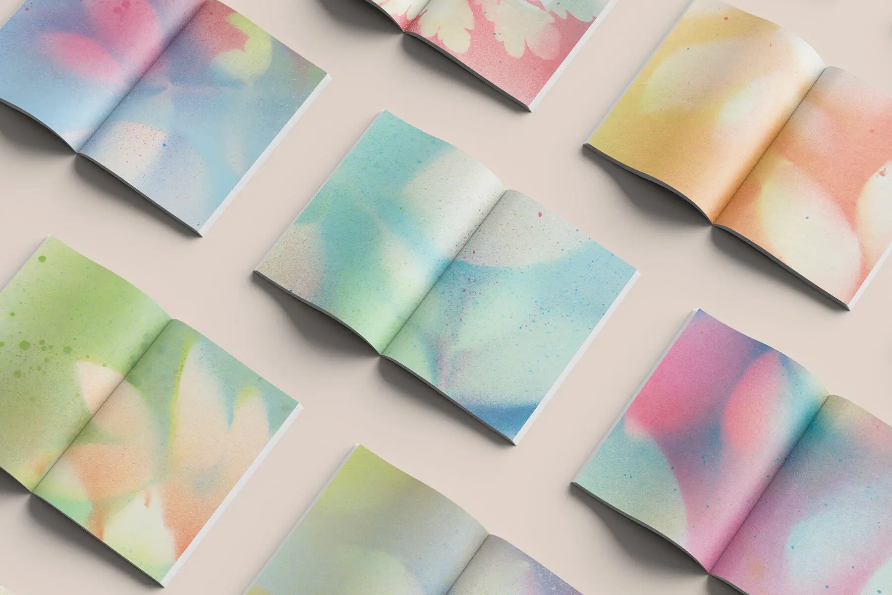 Botanical Gradient Textures Graphics - YouWorkForThem