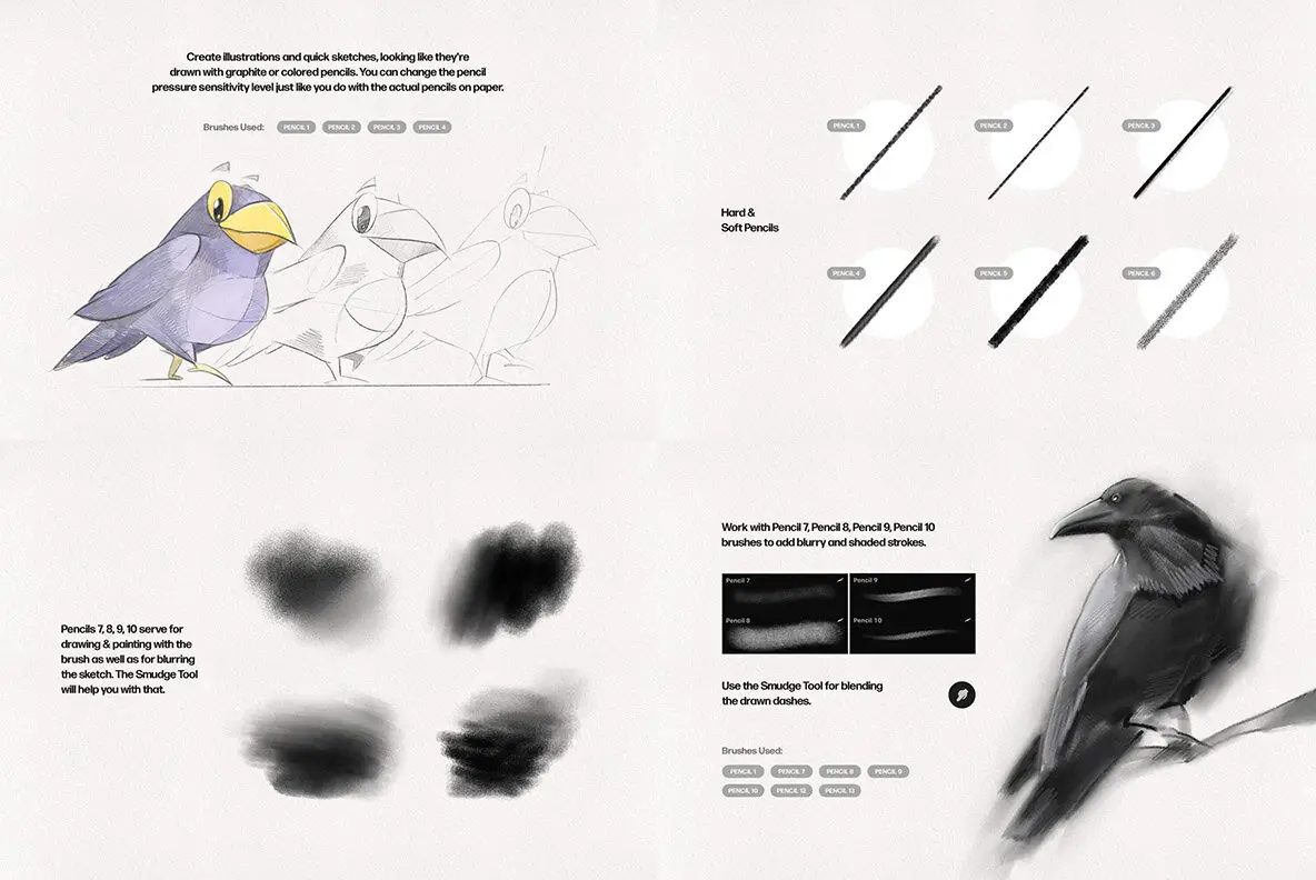 Procreate Brushes Bundle - YouWorkForThem