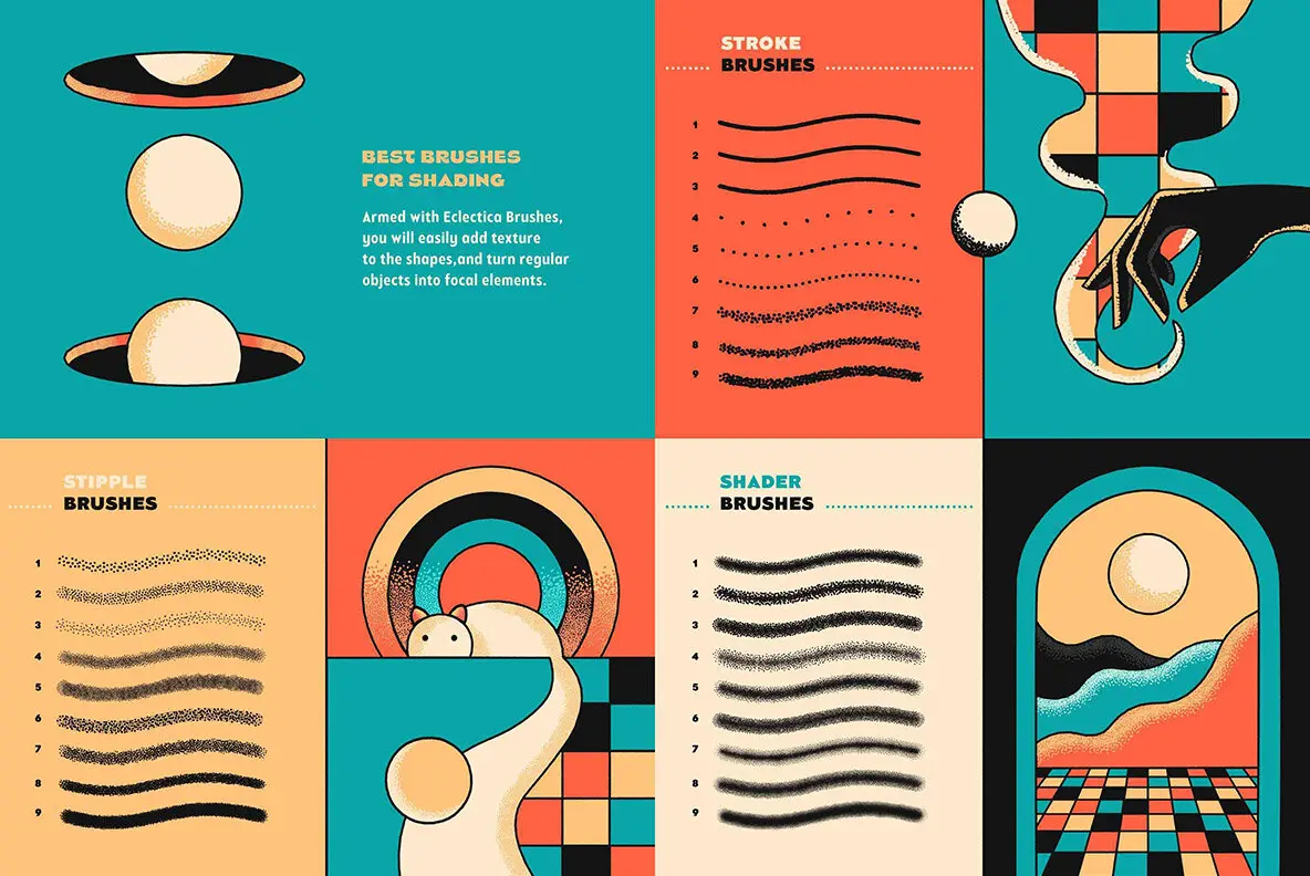 Procreate Brushes Bundle - YouWorkForThem