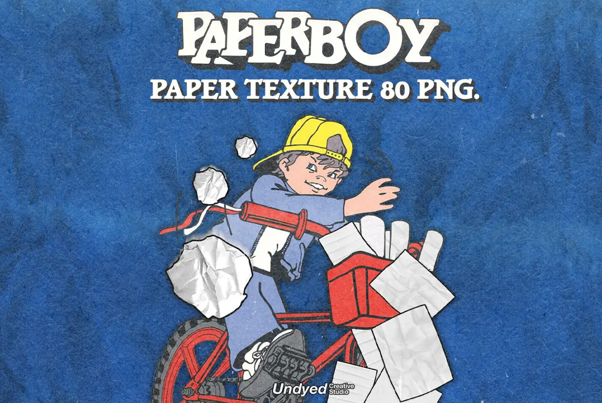 PAPERBOY Paper Texture Graphics - YouWorkForThem