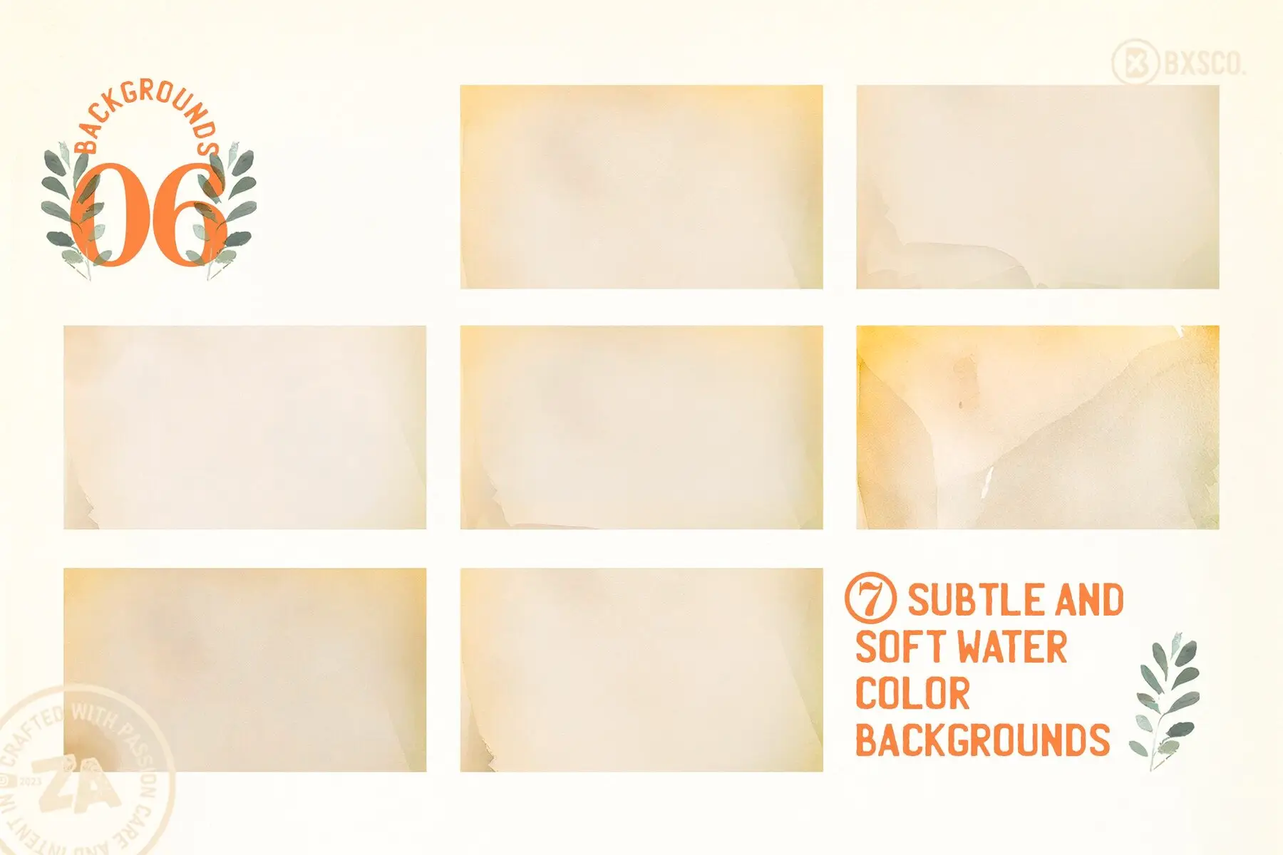 Abstract Earthy Watercolor Elements Abstract - YouWorkForThem