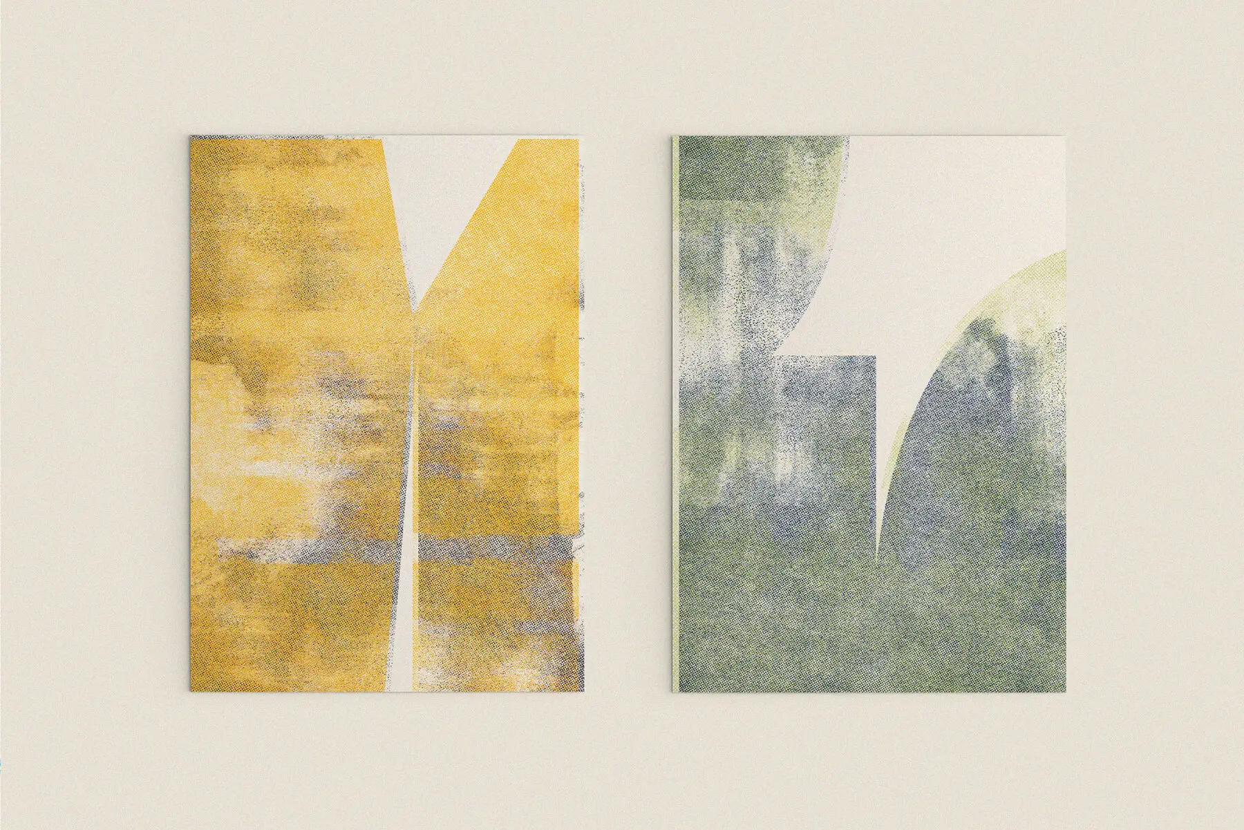 Risograph Textures and Posters Graphics - YouWorkForThem