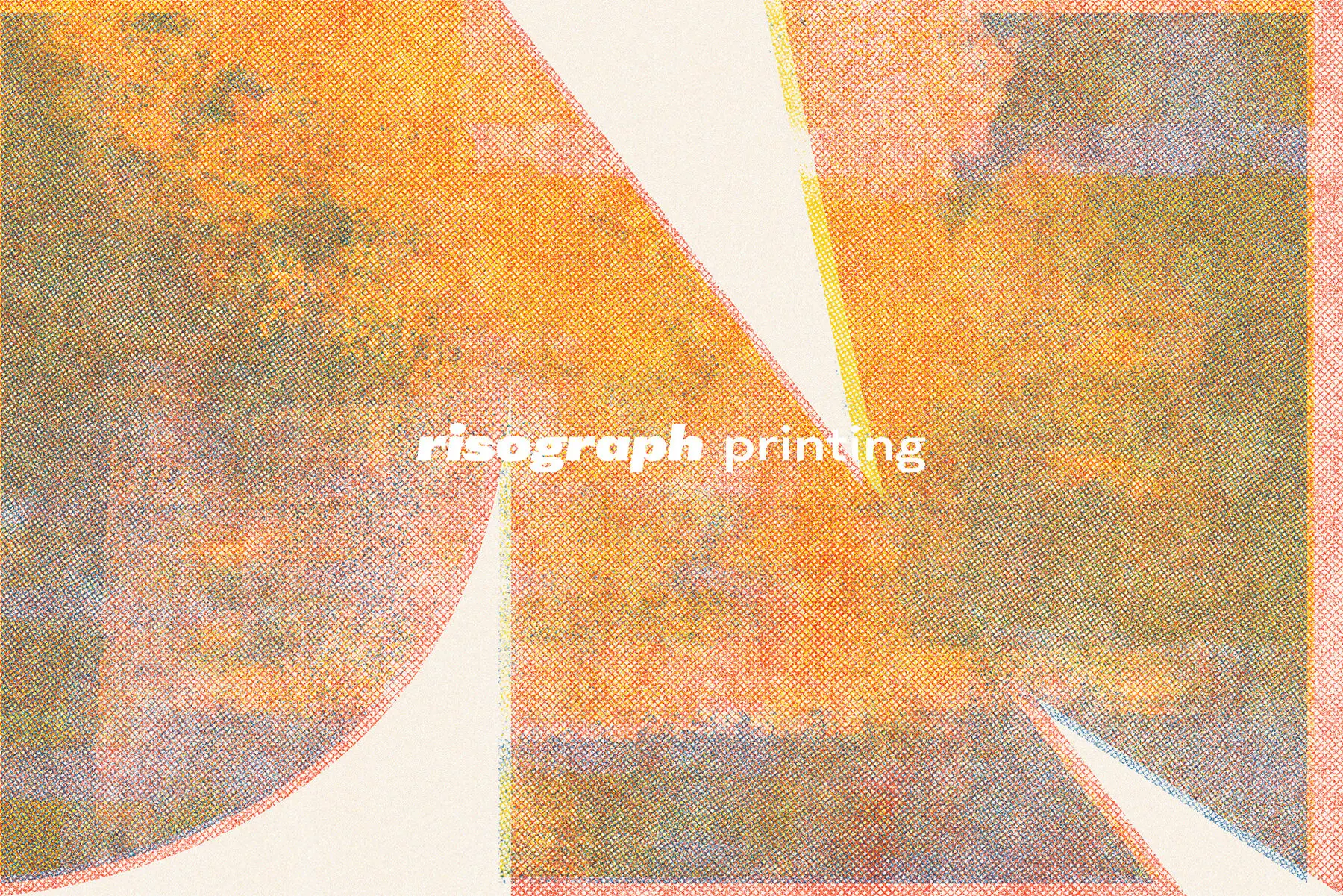 Risograph Textures and Posters Graphics - YouWorkForThem