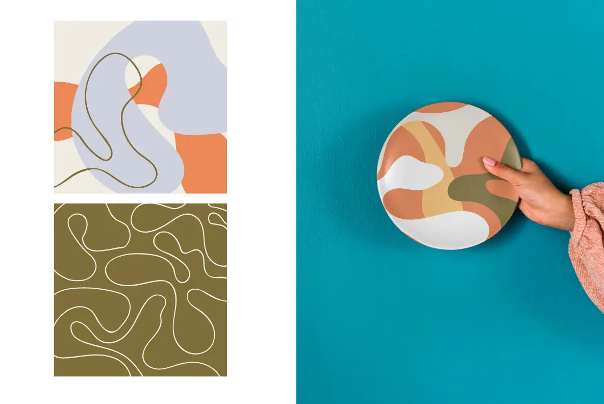 Groovy Shapes Graphics - YouWorkForThem