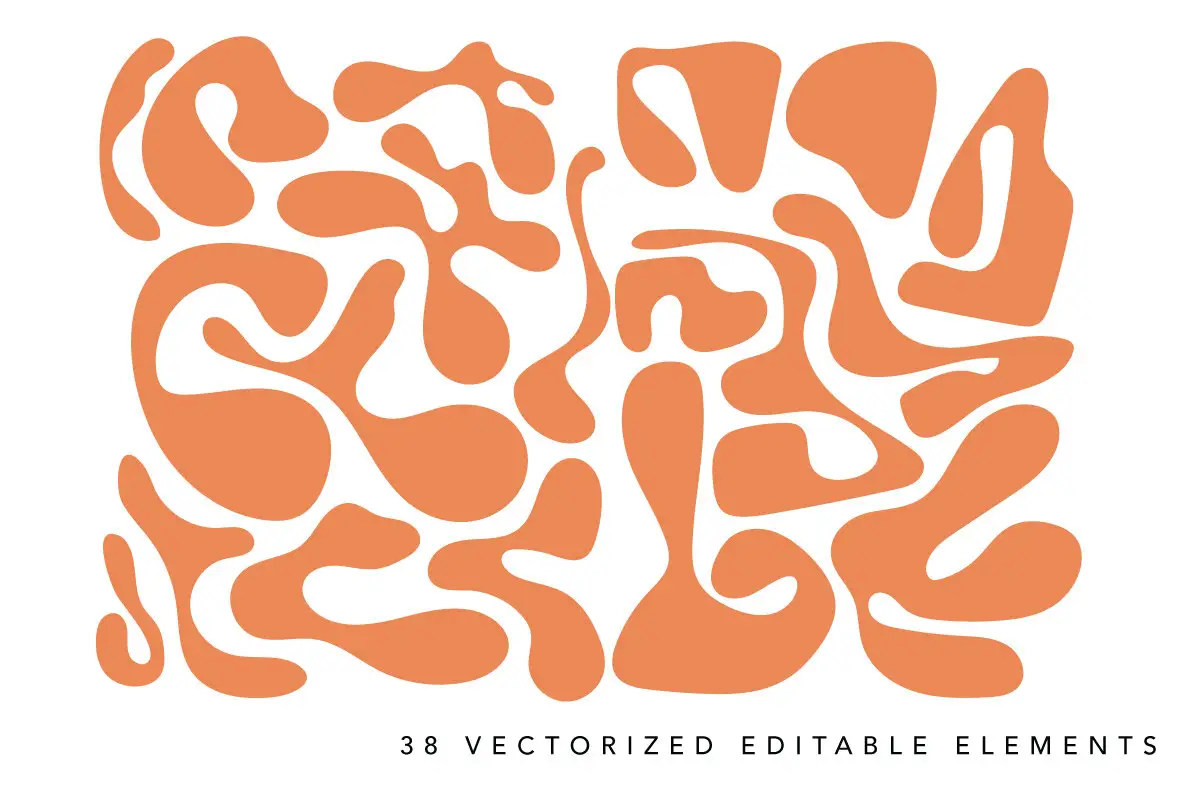 Groovy Shapes Graphics - YouWorkForThem