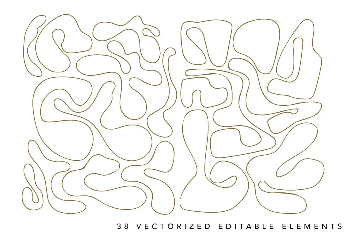 Groovy Shapes Graphics - YouWorkForThem