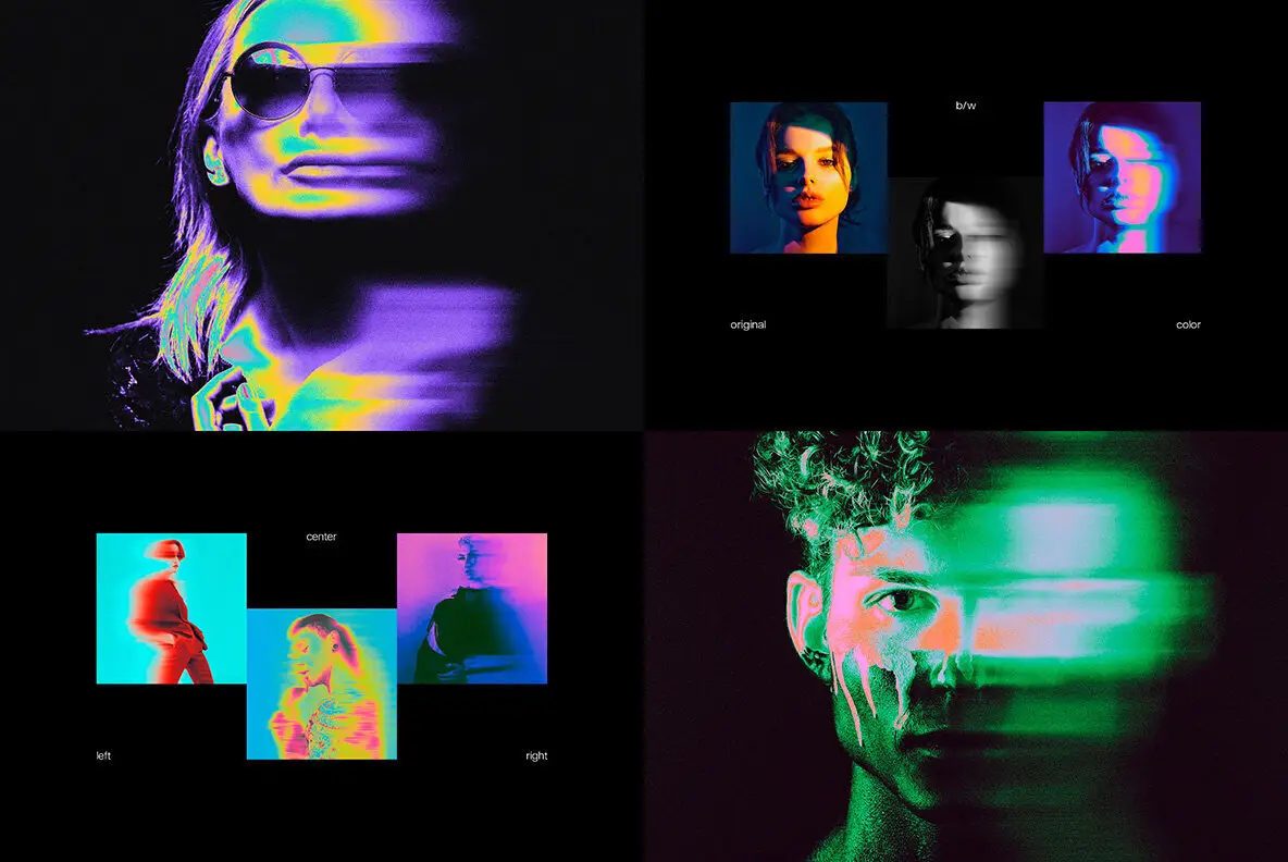 Glitch Distortion Effects Bundle - YouWorkForThem