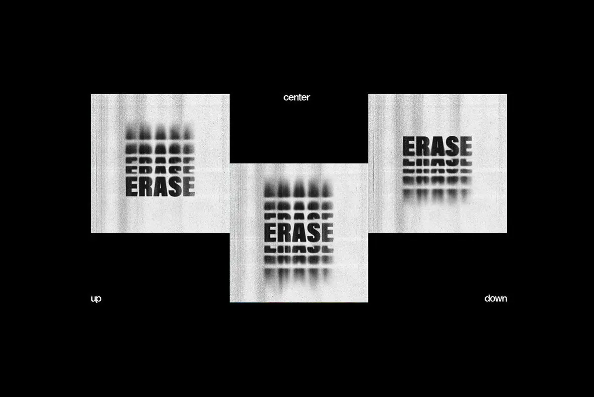 Printed Mess Text Logo Effects Collection - YouWorkForThem