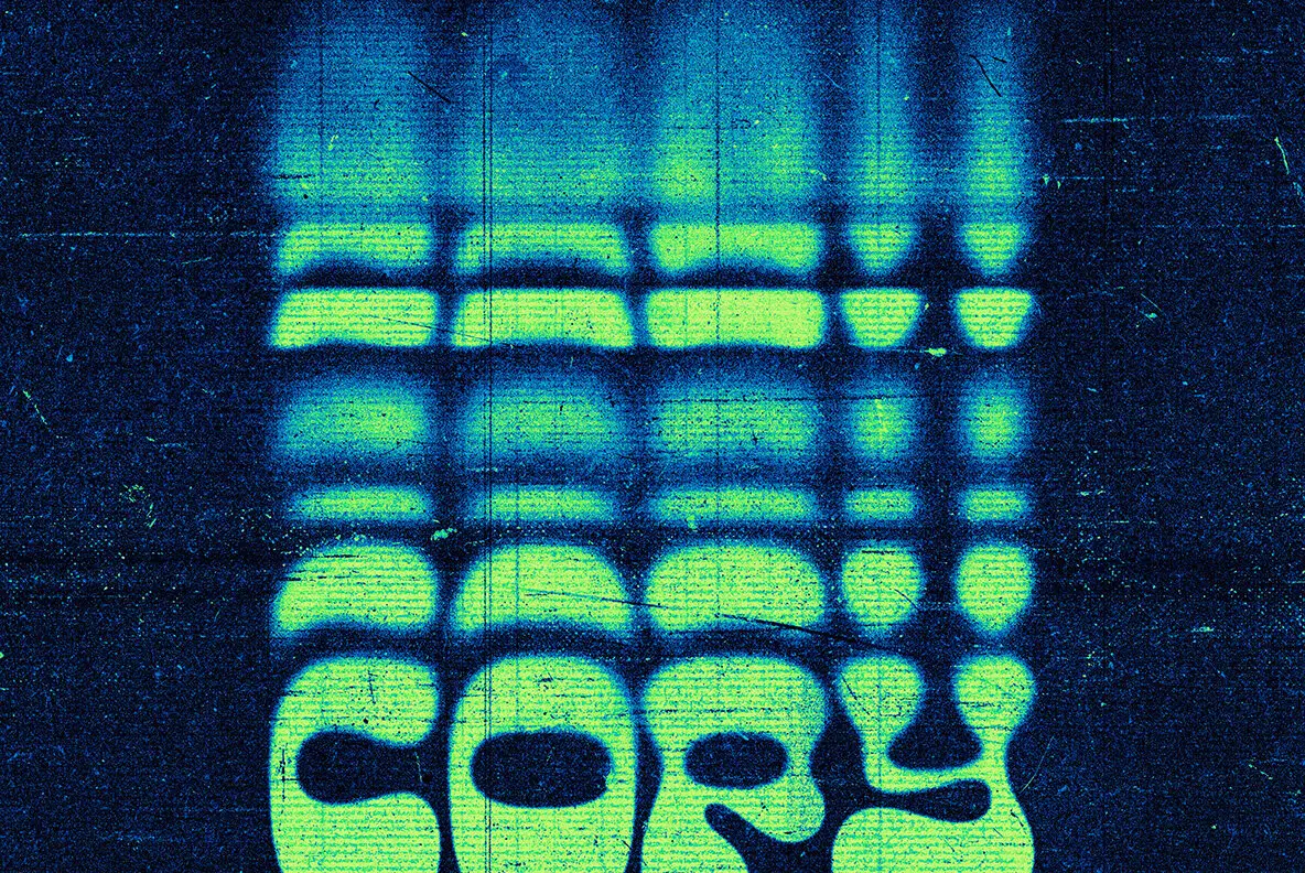 Printed Mess Text Logo Effects Collection - YouWorkForThem