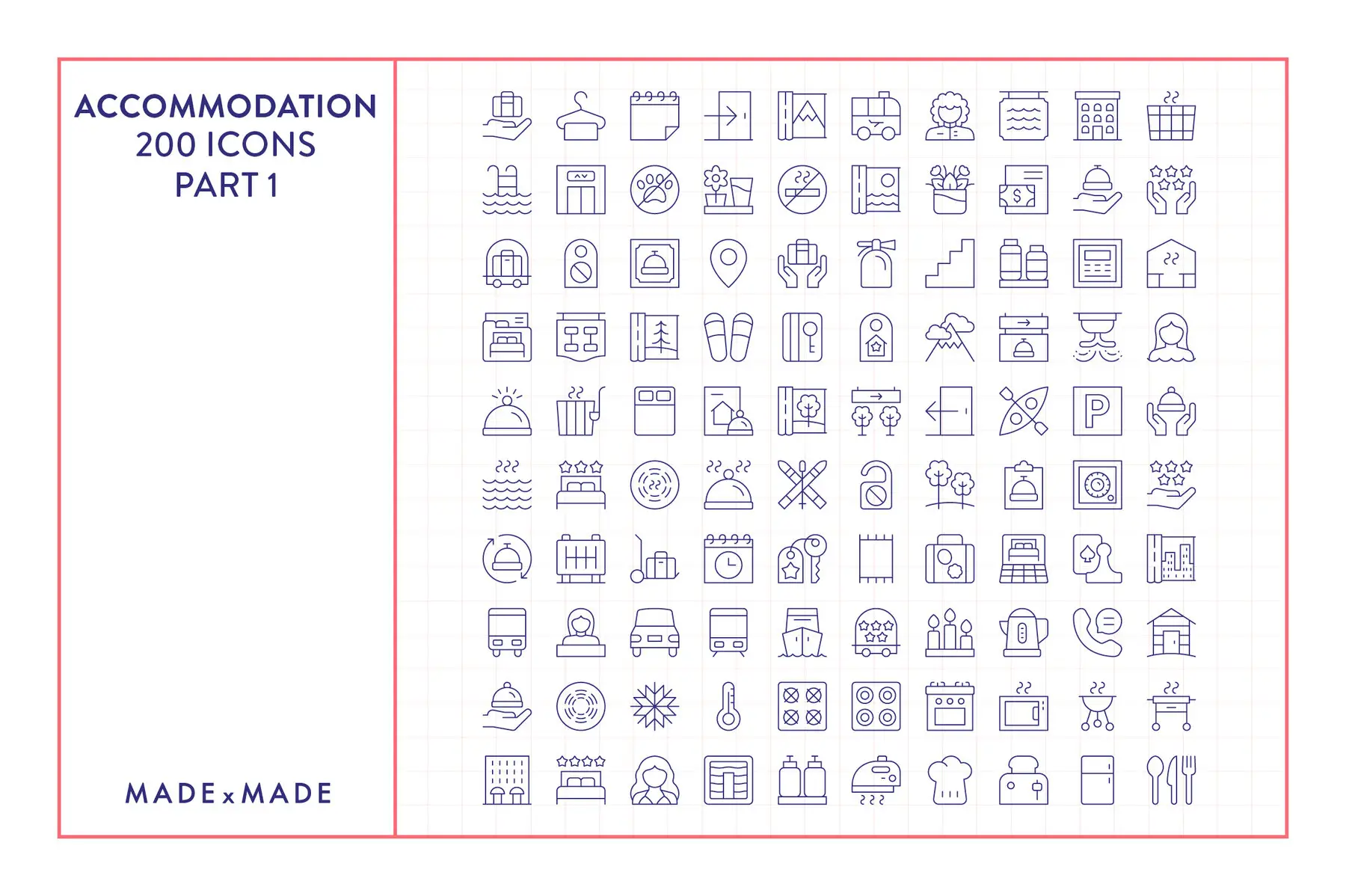 Accomodation Icons Icons - YouWorkForThem