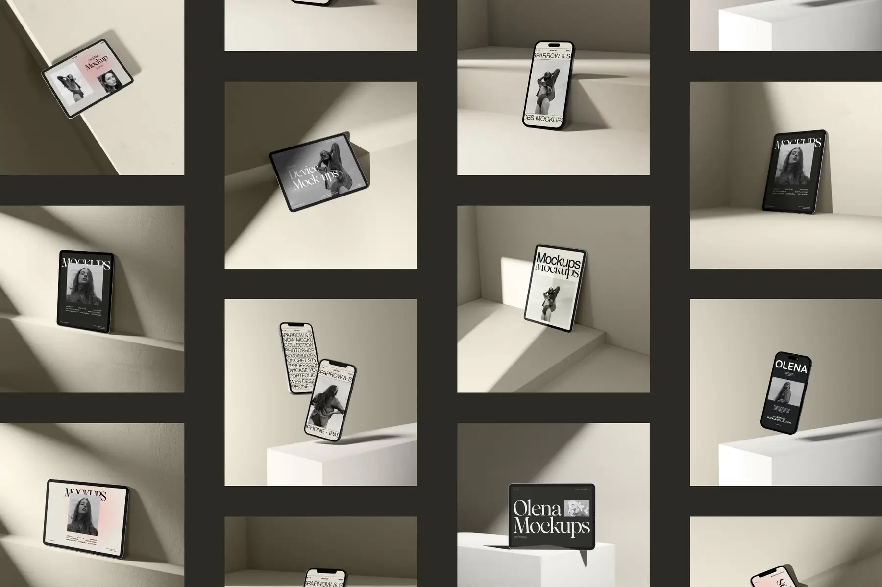 Olena - Device Mock-ups Bundle Graphics - YouWorkForThem