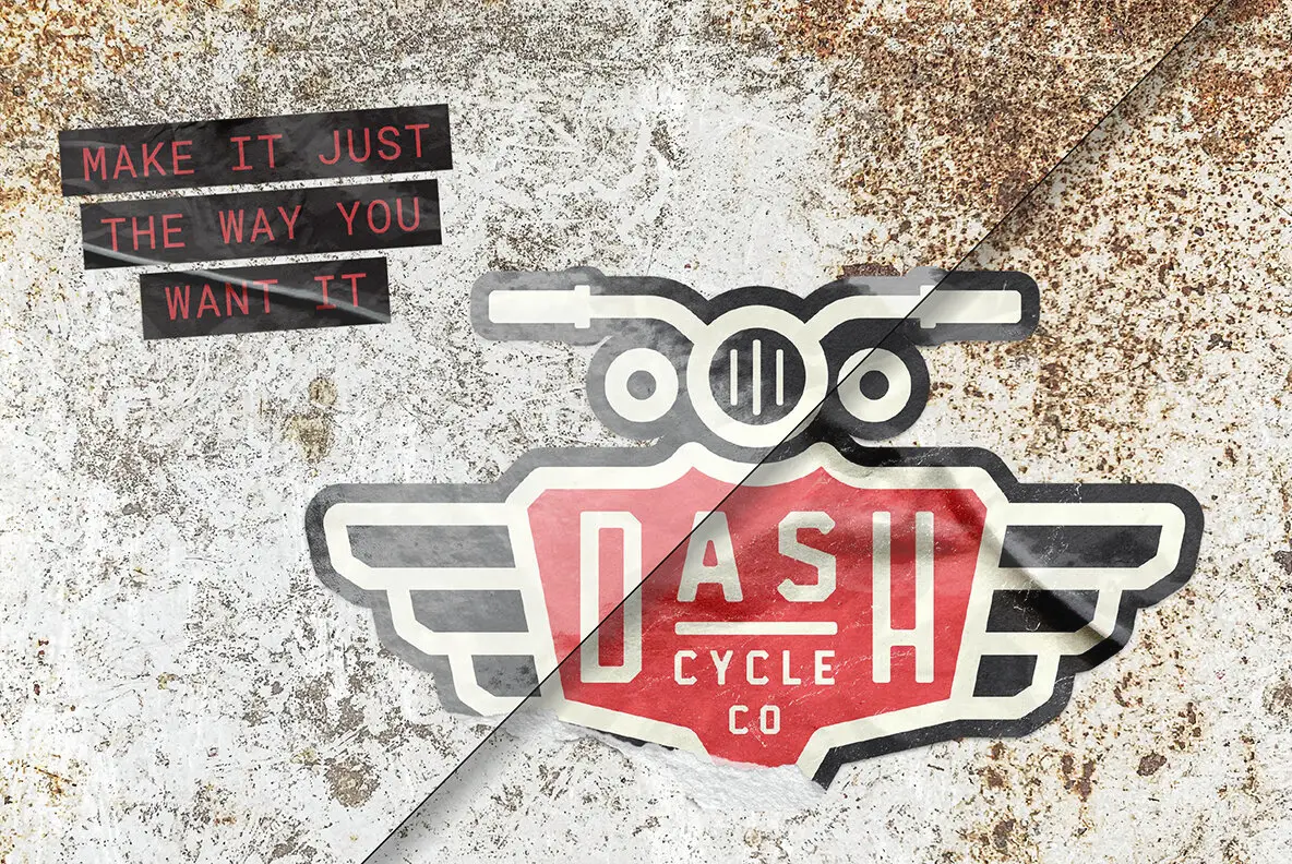 Ripped Sticker Mockup Graphics - YouWorkForThem