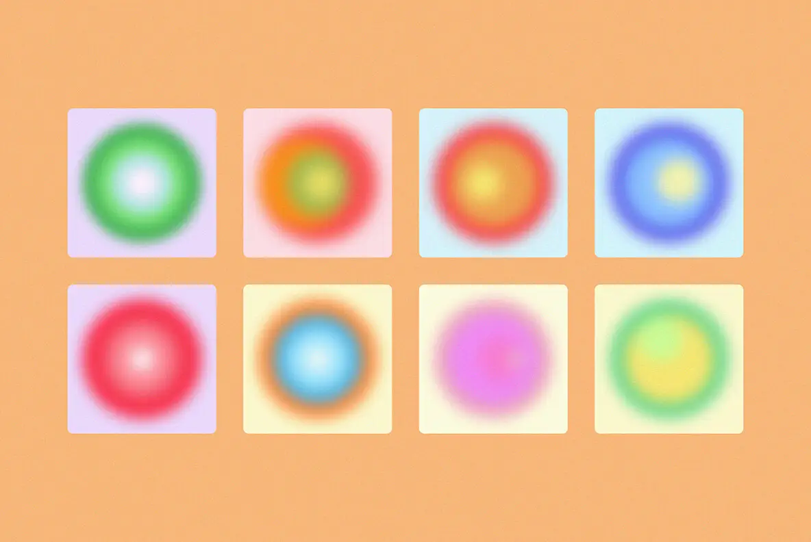 Round Circle Gradient Textures Pack Gradients - YouWorkForThem