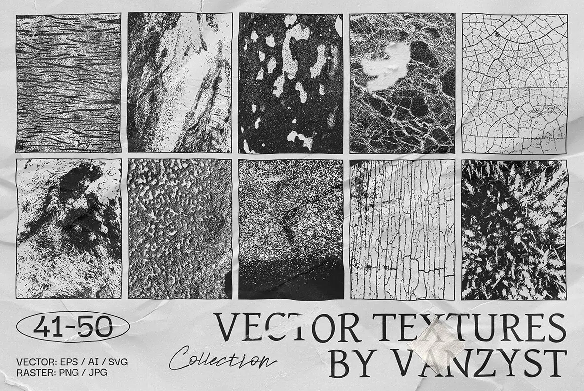 100 Bitmap Vector Textures Graphics - YouWorkForThem