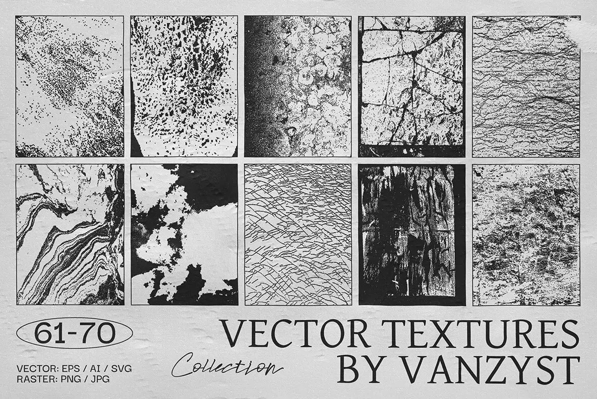 100 Bitmap Vector Textures Graphics - YouWorkForThem