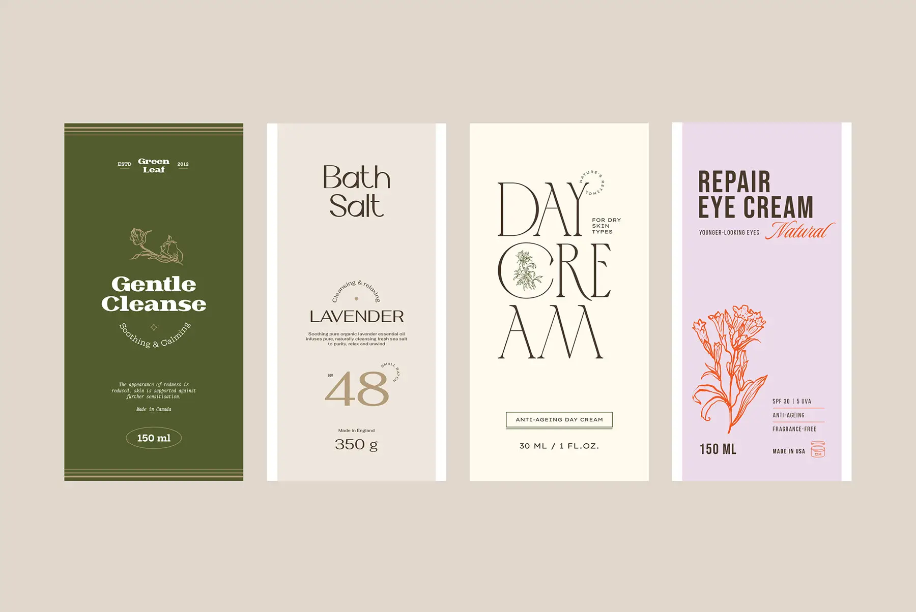 Cosmetics Label Collection Mockups - YouWorkForThem