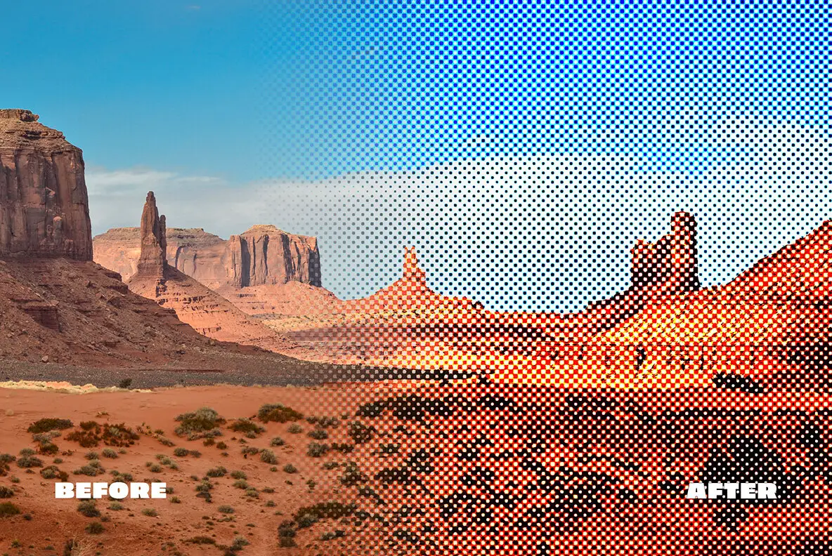 Halftone Photo Effect - YouWorkForThem