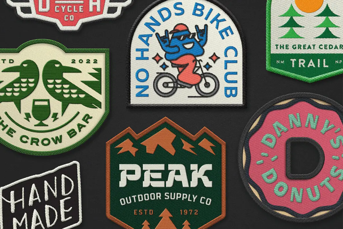 Custom Embroidery Patch mockup Mockups - YouWorkForThem