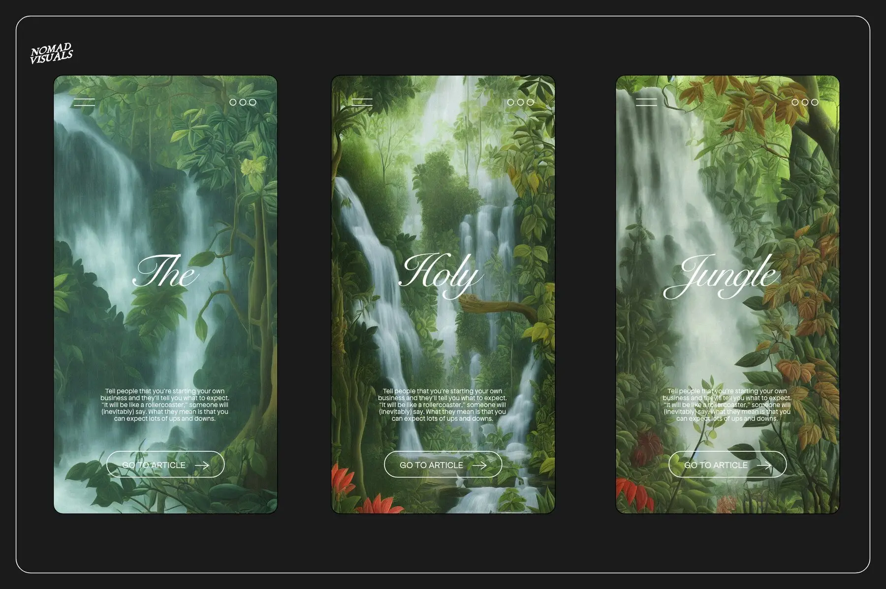 Rainforest Waterfalls Dream Graphics - YouWorkForThem