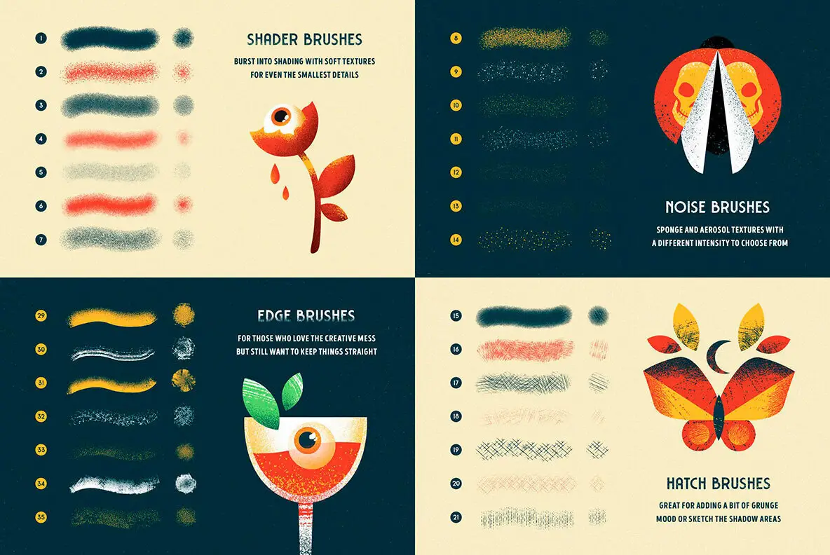 Photoshop Brushes Bundle - YouWorkForThem