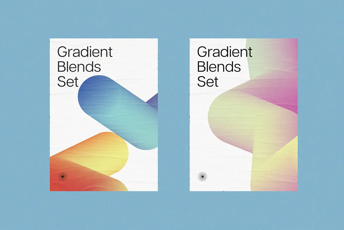 Gradient Blends Set Graphics - YouWorkForThem