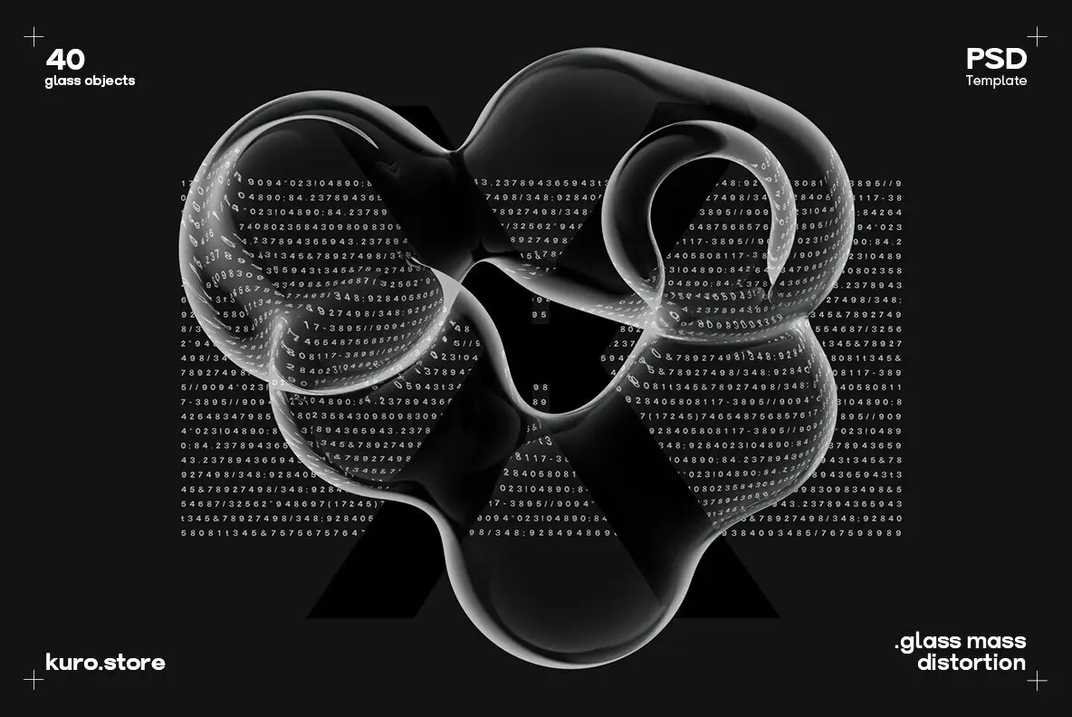 Glass Mass Distortion Graphics - YouWorkForThem