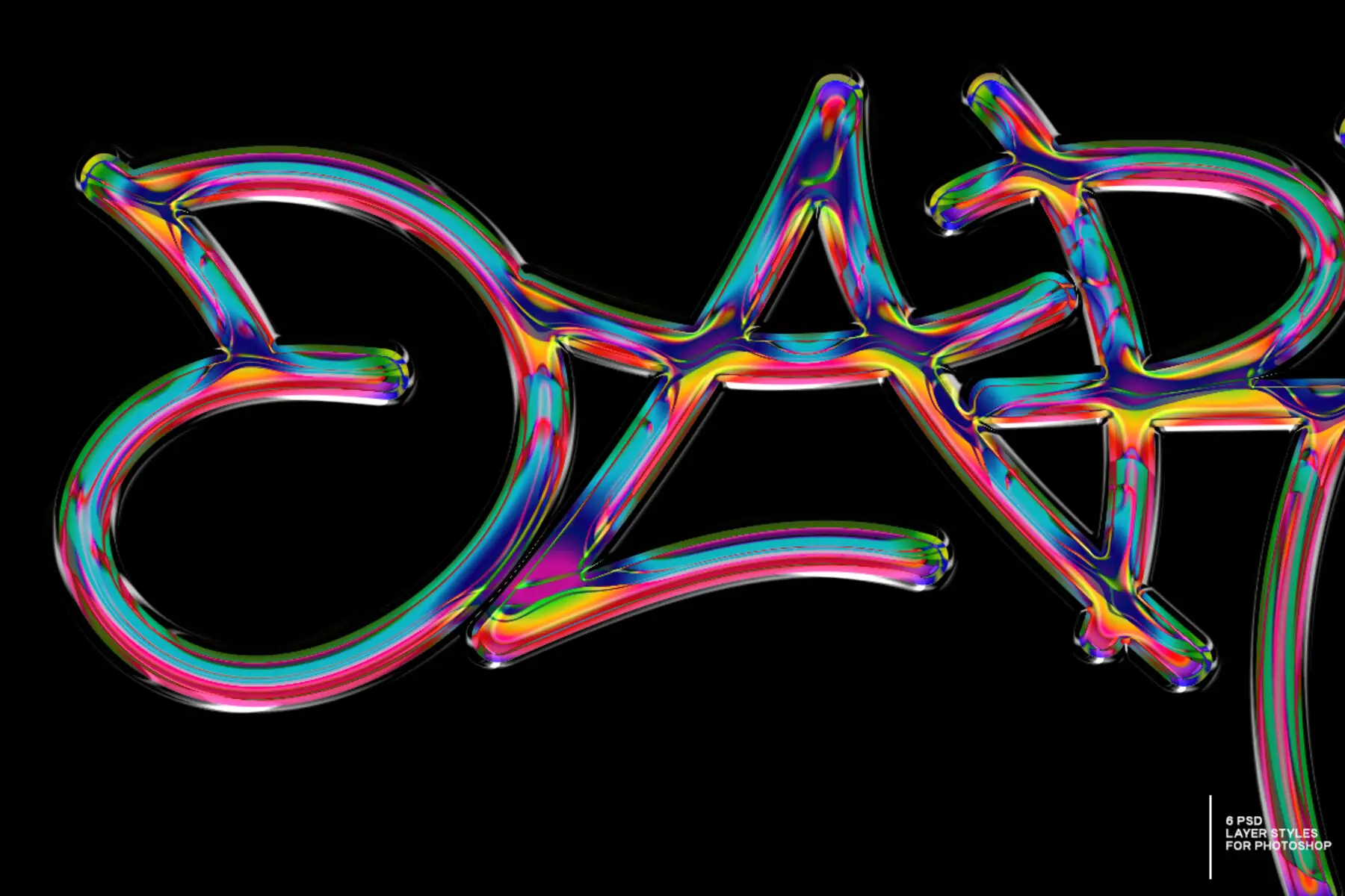 Chrome Text Effect 05 - YouWorkForThem