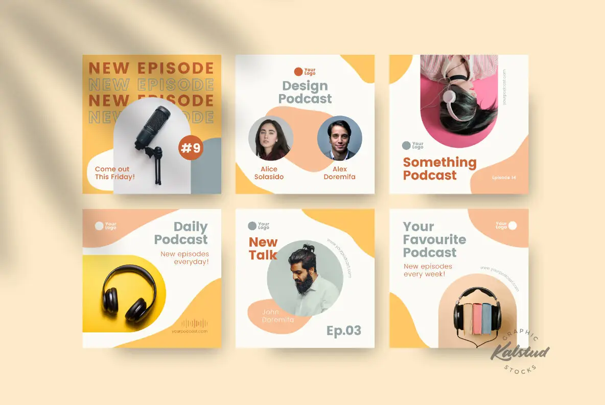 RADIO - Podcast Instagram Template Instagram - YouWorkForThem
