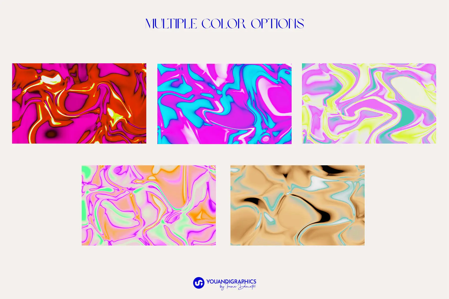 Vibrant Electric Colored Backgrounds Graphics - YouWorkForThem