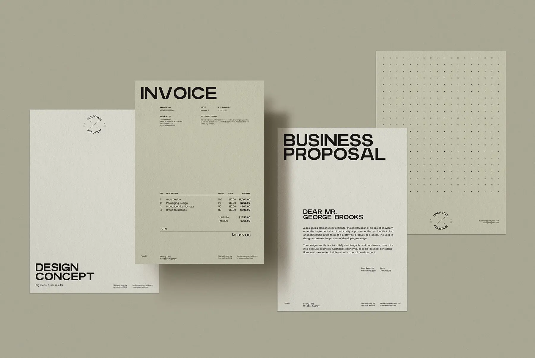 Modern Brand Bundle Mockups - YouWorkForThem