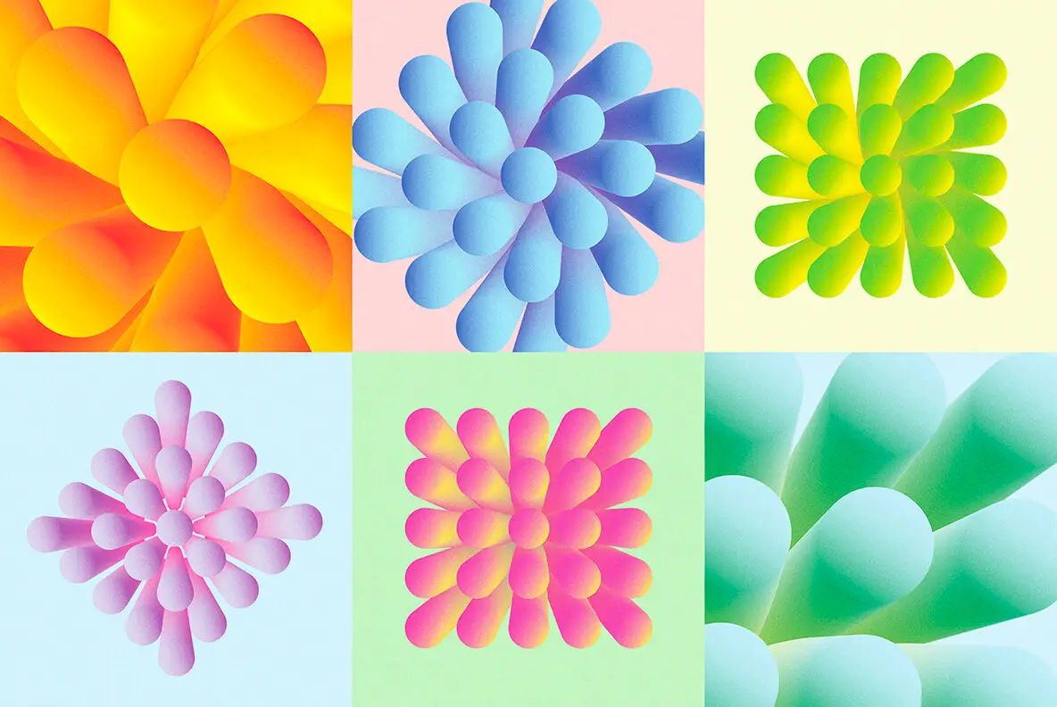 Tentacles Gradient Blends Graphics - YouWorkForThem